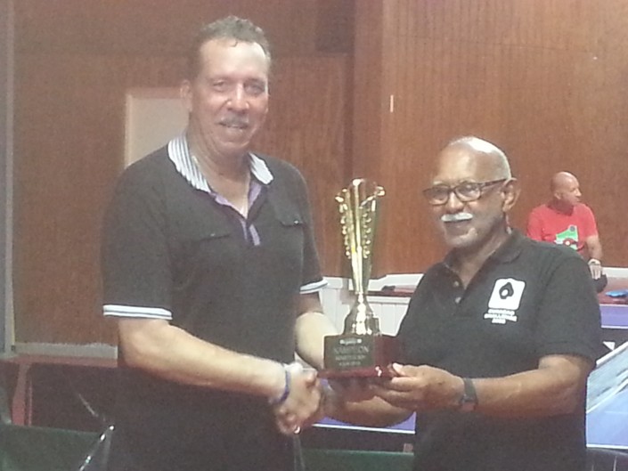 CTTF | Hensley Wentwoord defeated Raymond Begina in the Master 50+final